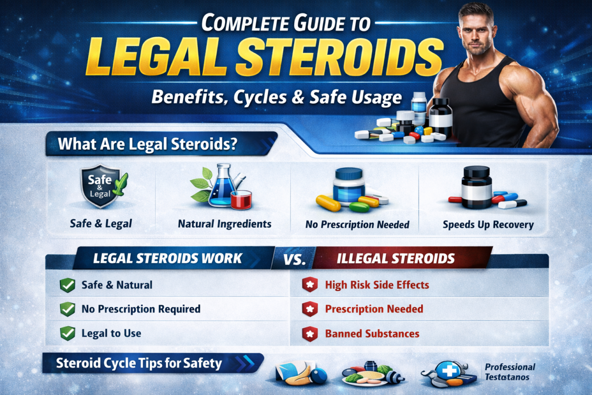 Complete Legal Steroids Guide: Benefits, Cycles & Safe Usage
